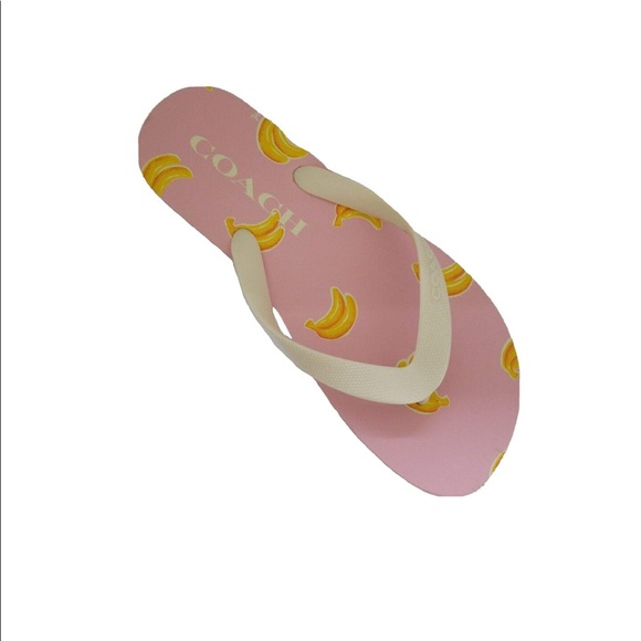 Coach | Shoes | Coach Banana Print Flip Flop | Poshmark